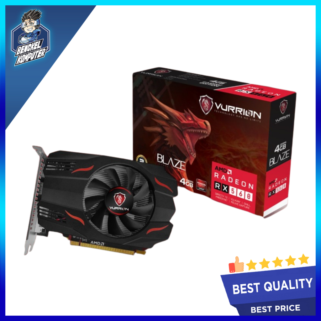 Jual VGA VURRION RX 560 4GB DDR5 | Shopee Indonesia
