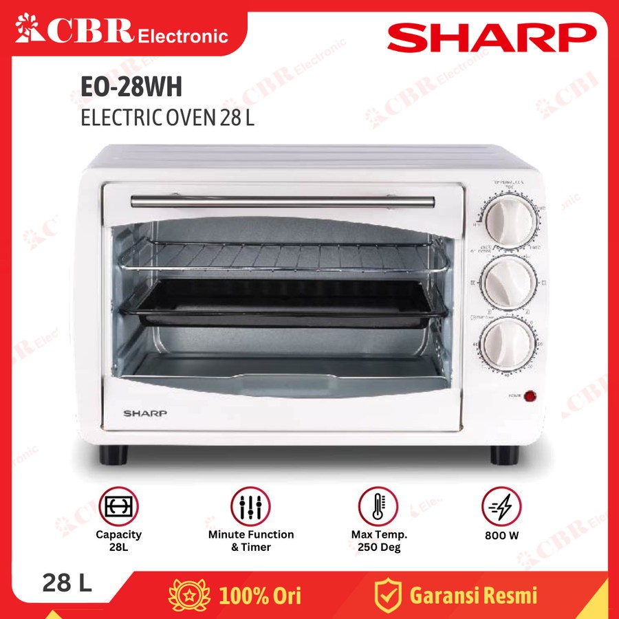 Jual Oven Listrik SHARP EO-28WH (3 in 1) 28L | Shopee Indonesia