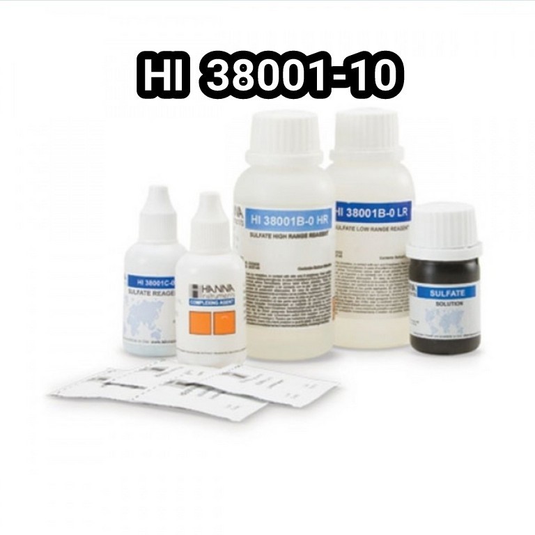 Jual HI-38001-10 Sulphate LR / HR, barium chloride method, reagent kit ...