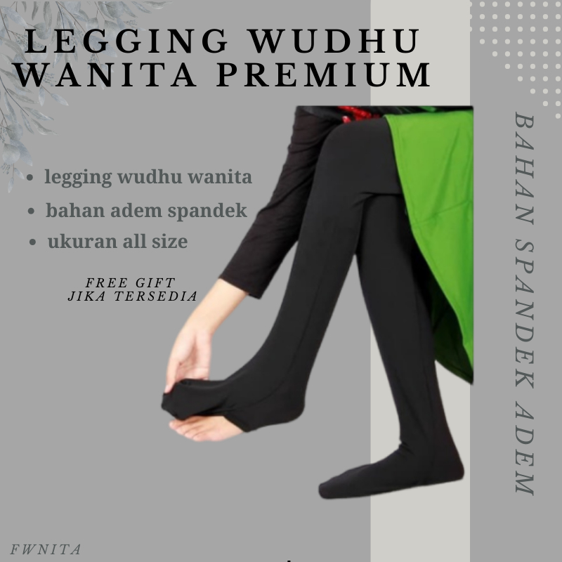 Jual LEGGING WUDHU MUSLIMAH SUPER PREMIUM STREACH BB 40 -65 KG BEST ...