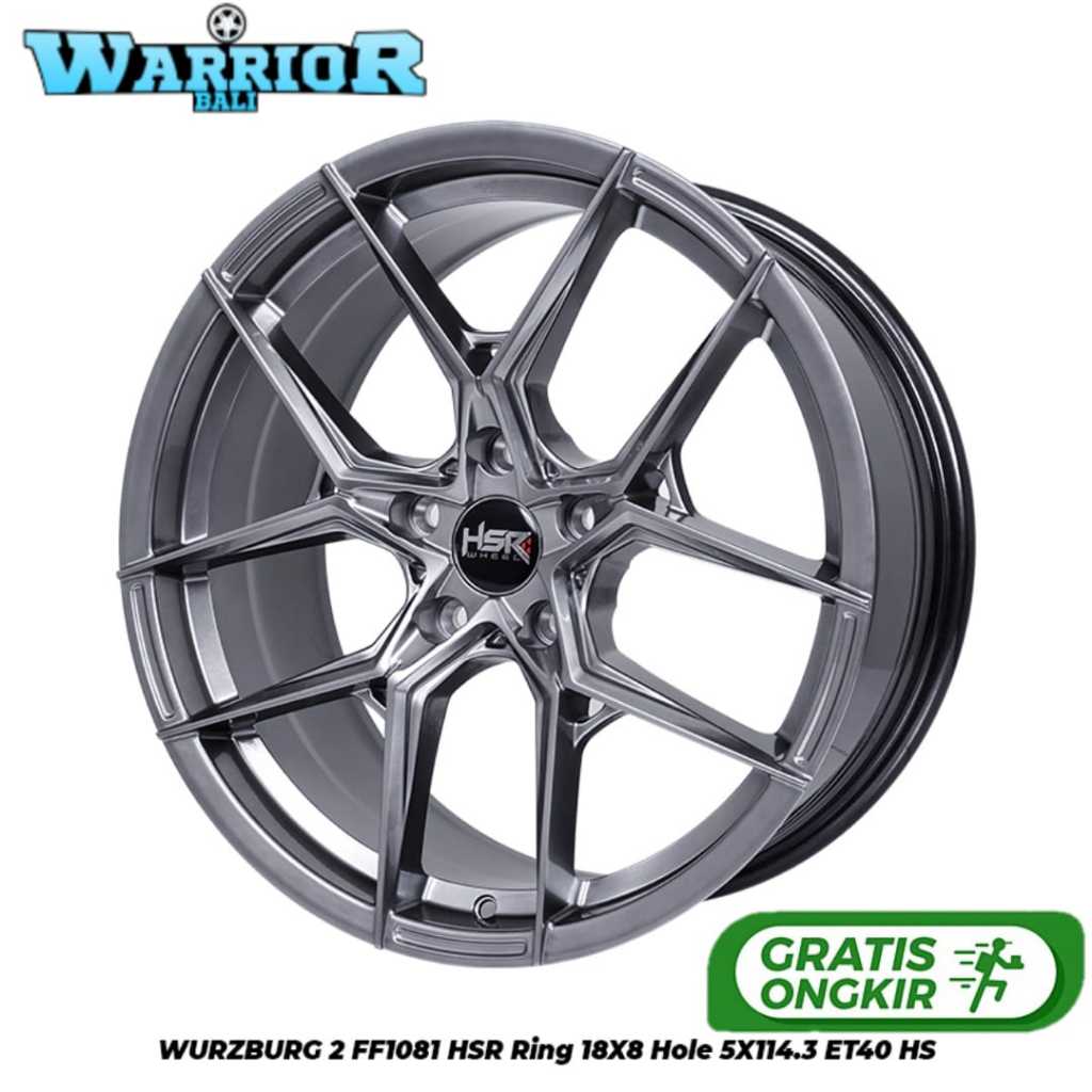 Jual Velg Racing Mobil Xpander Civic Turbo Mazda3 Ring 18 HSR WURZBURG R18 | Shopee Indonesia