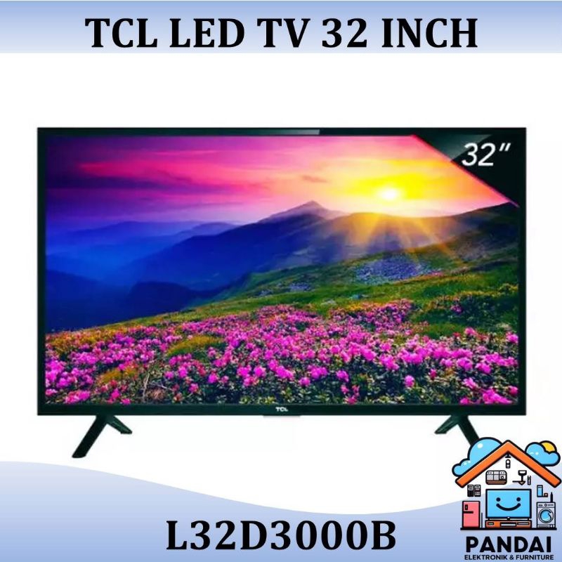 Jual TCL LED TV 32 inch (L32D3000B) | Shopee Indonesia