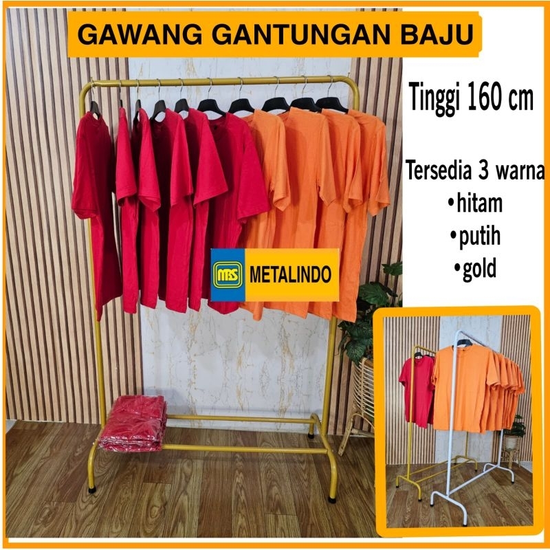 Jual Gawang gantungan baju besi gantungan baju minimalis hanger display ...