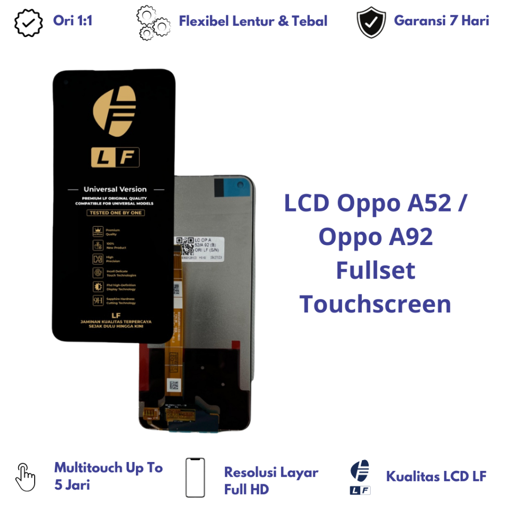 Jual LCD Oppo A52 / Oppo A92 Fullset Touchscreen (Garansi LEM) | Shopee Indonesia