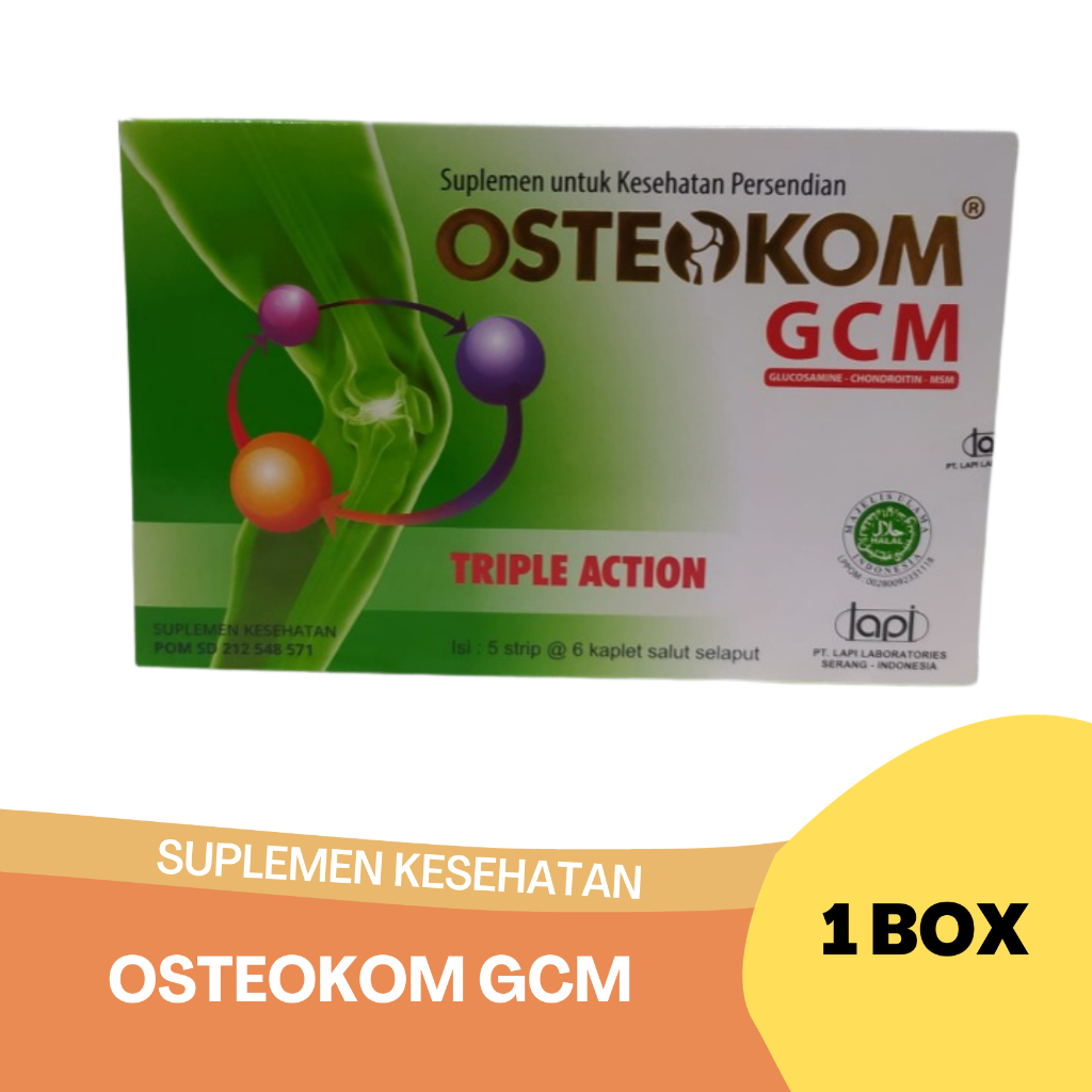 Jual Osteokom gcm isi 30 kaplet (PROMO!) | Shopee Indonesia