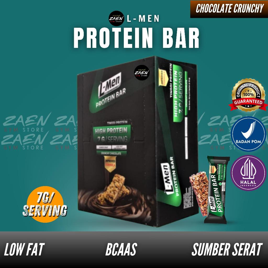 Jual L-MEN PROTEIN BAR 12 SACHET 7G PER SERVING BPOM HALAL | Shopee ...
