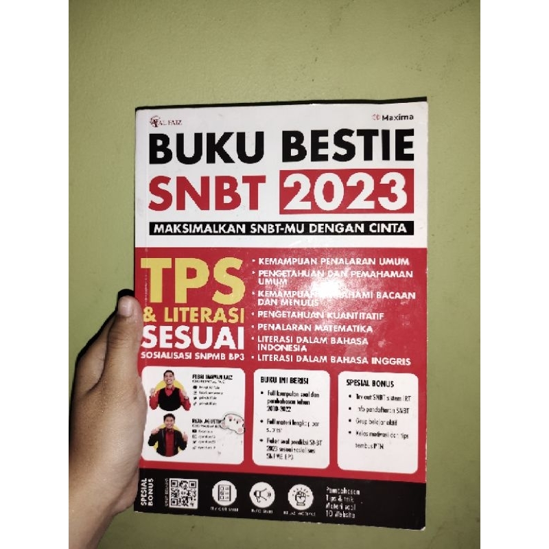 Jual Preloved Buku Bestie Snbt 2023 Materi Tps Andl Literasi Shopee