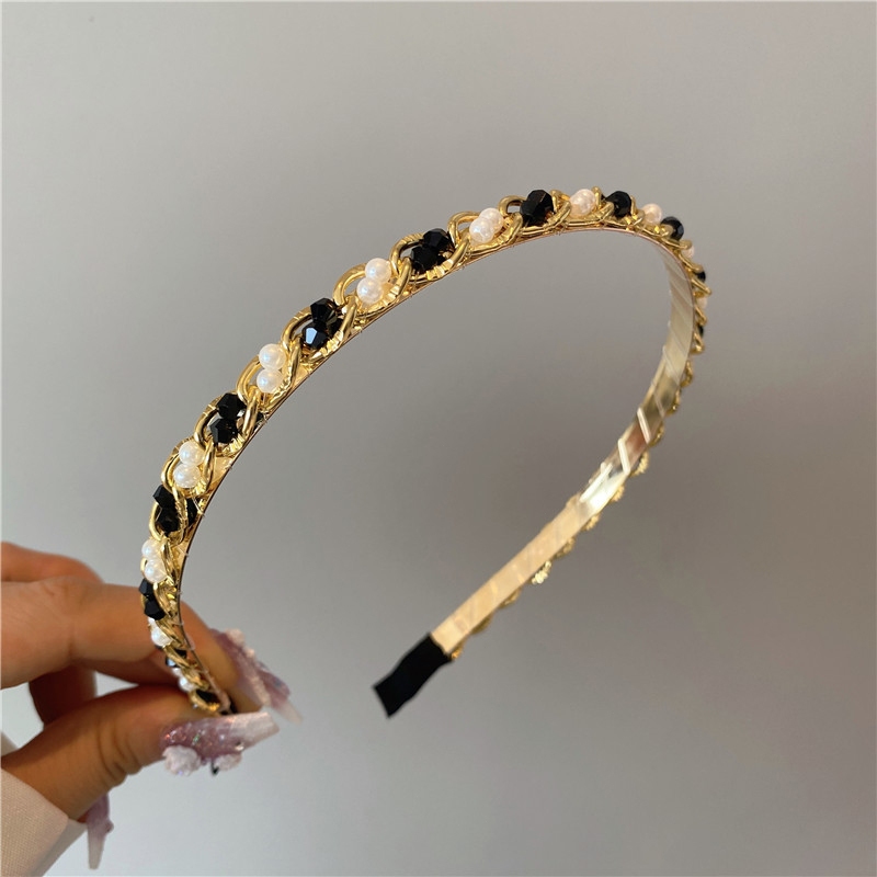 Jual Bando Mutiara Bunga Mawar Gaya Prancis Ikat Rambut Sense Tingkat ...
