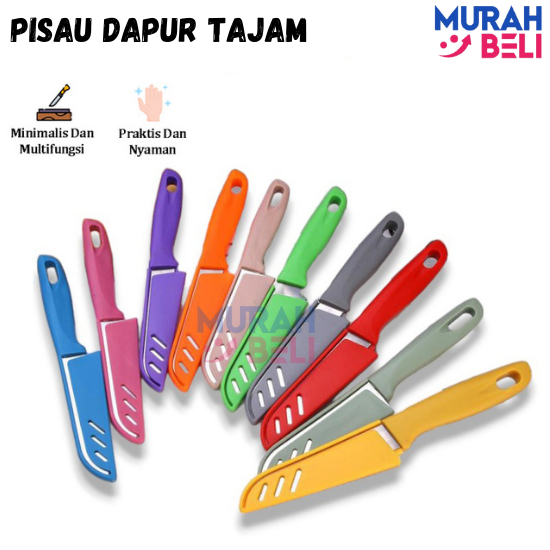 Jual MB Pisau Buah Stainless Sarung Multifungsi Alat Kupas Mini Potong ...