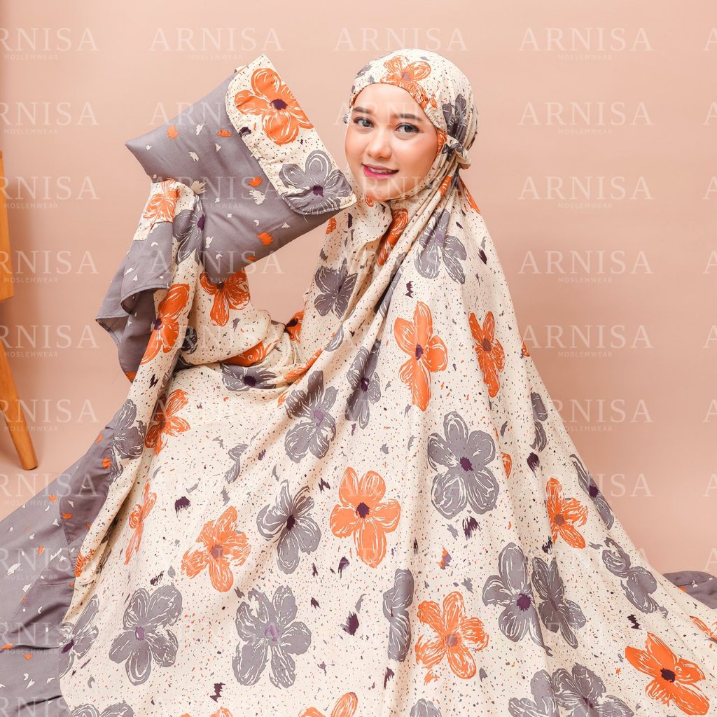 Jual Mukena Jumbo Rayon Dewasa MEDINA Rempel ARNISA | Shopee Indonesia