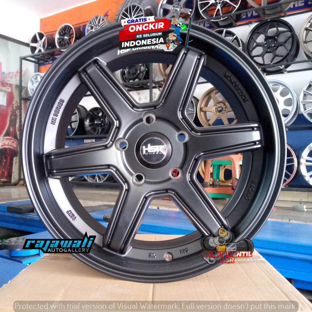 Jual VELG MOBIL HSR RING 16 LEBAR 7 TYPE MINAS BLACK UNTUK RUSH BR-V EXPANDER QUTLANDER JUKE ...