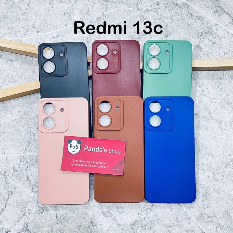 Jual Softcase Pro Camera Redmi 13c Candy Case Full Color 3D Silikon TPU ...