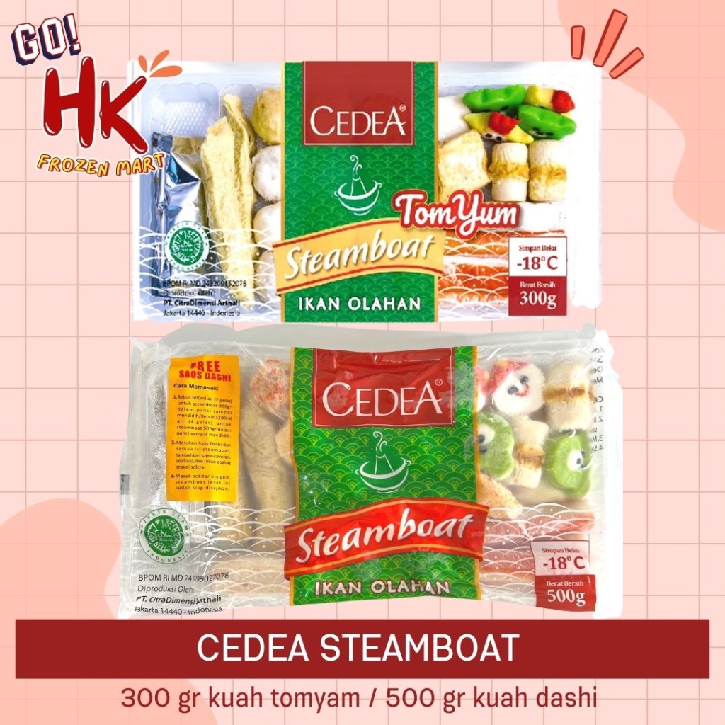 Jual Cedea Steanboat Tomyum 300gr & Dashi 500gr | paket suki campur ...