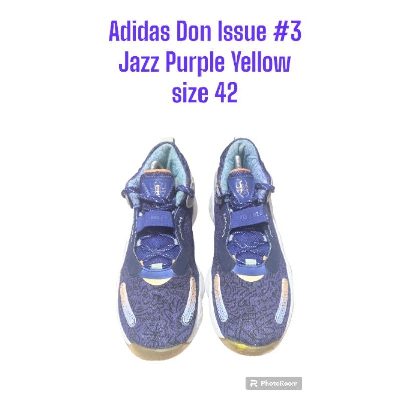 Jual Adidas Don Issue #3 Jazz Purple Yellow | Shopee Indonesia