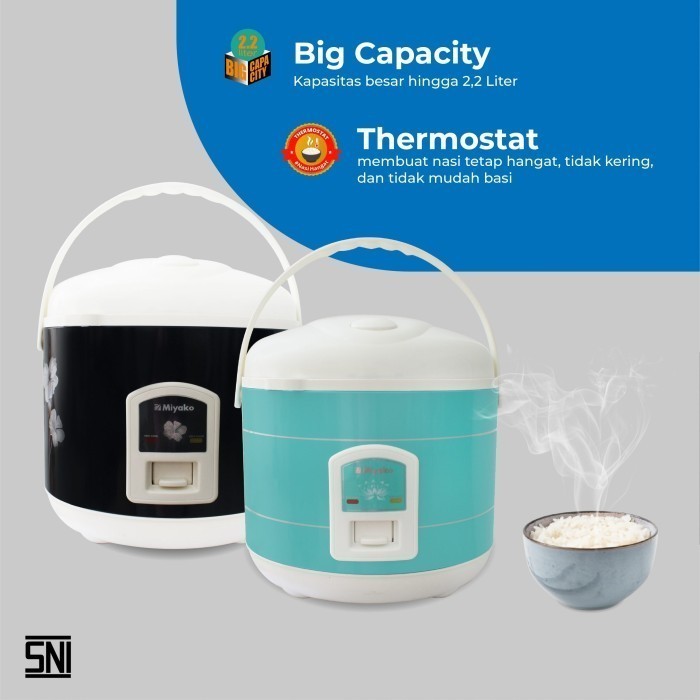 Jual Magic Com / Rice Cooker Miyako MCM-838 (2,2 Liter) | Shopee Indonesia