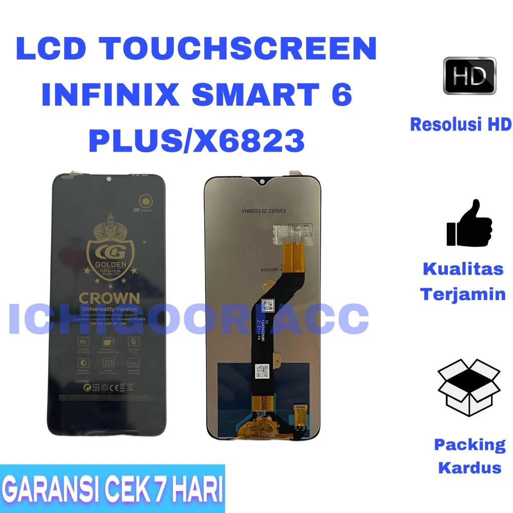 Jual LCD TOUCHSCREEN INFINIX SMART 6 PLUS X6823 FULLSET | Shopee Indonesia