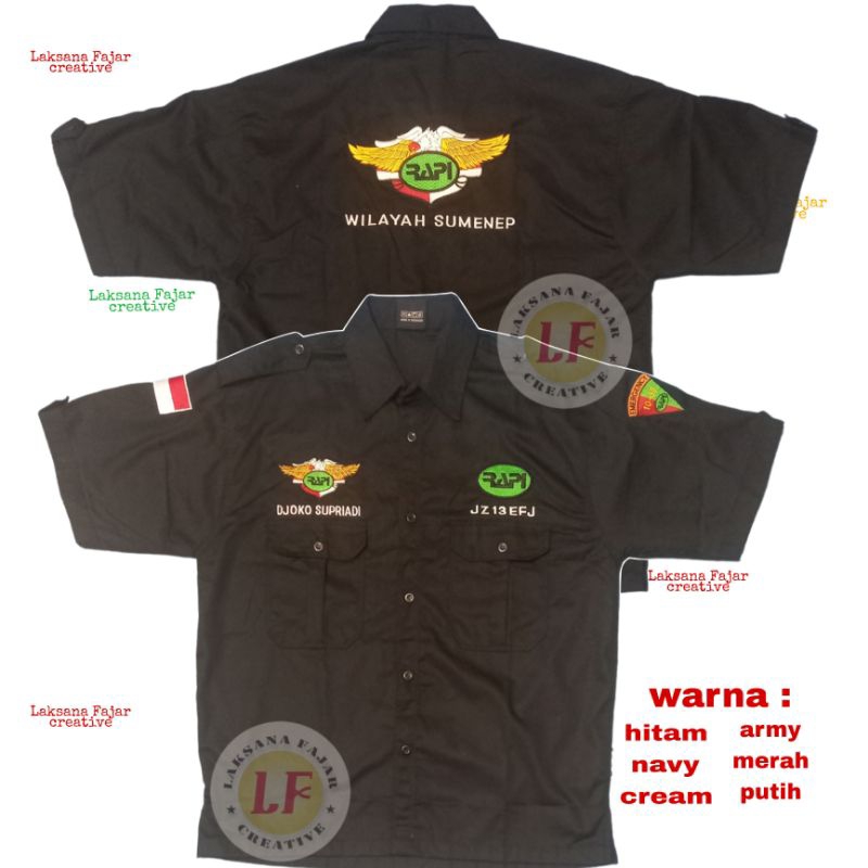 Jual baju hem RAPI terkini /RADIO ANTAR PENDUDUK INDONESIA gratis ...