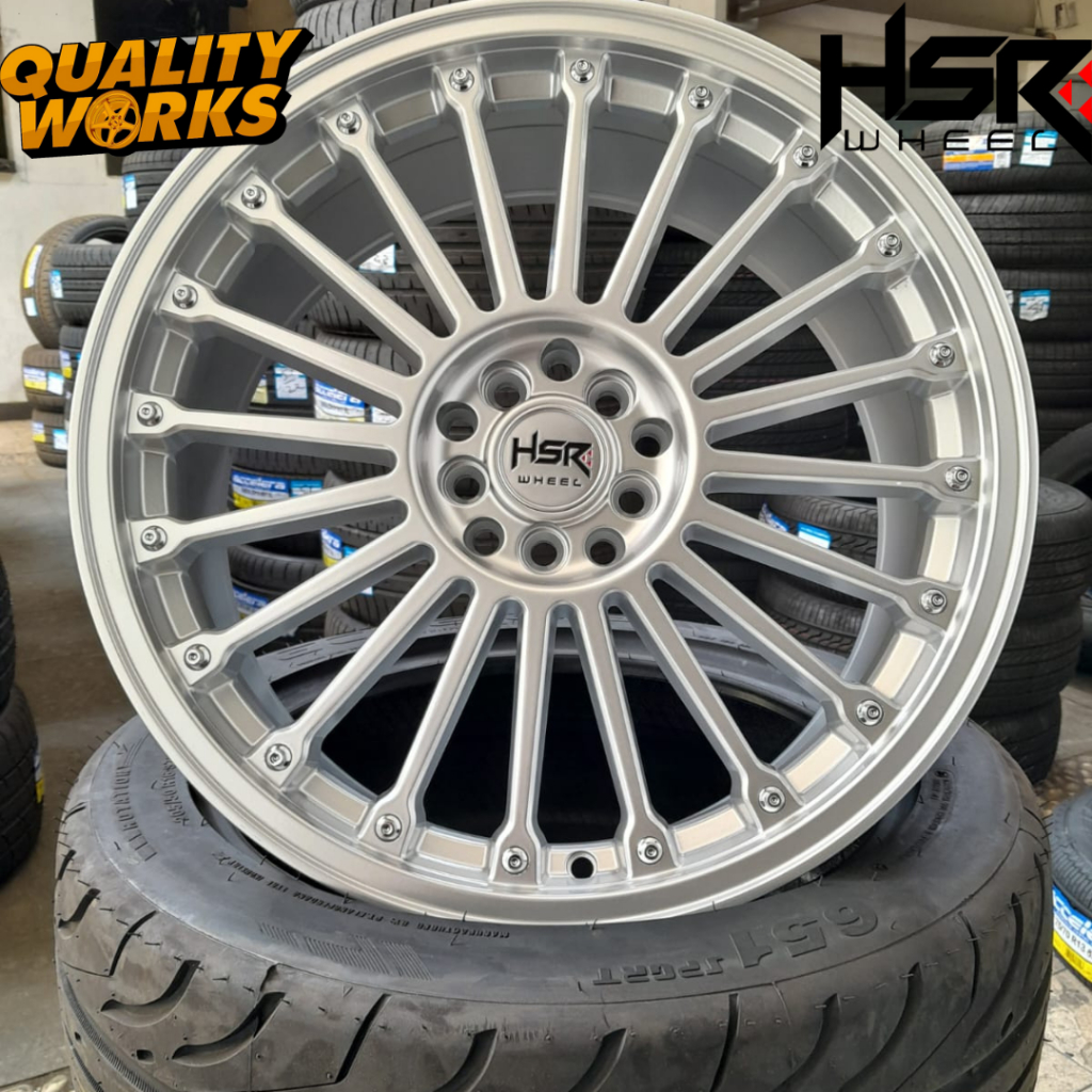 Jual Velg mobil Honda Accord ring 18 pelek HSR JJC R18 Warna Hyper Silver - Innova Altis ...