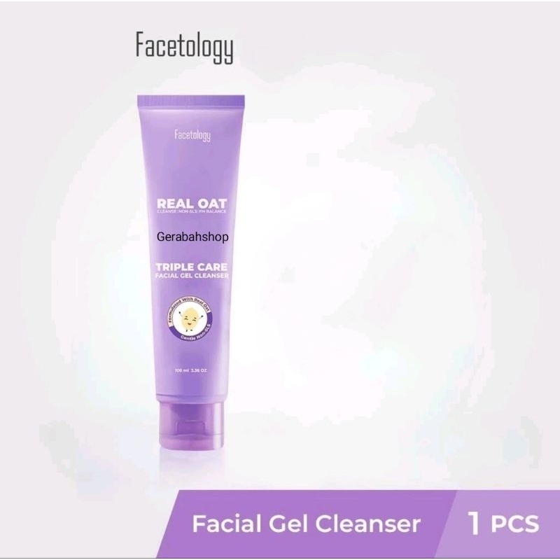 Jual Facial Wash Facetology TripleCare Gel Cleanser Sabun Cuci Muka ...