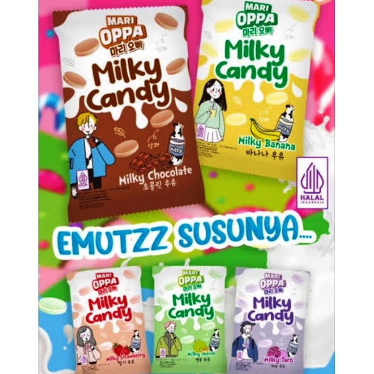 Jual Terk1n1 Permen rencengan mari oppa | candy susu mari oppa ...