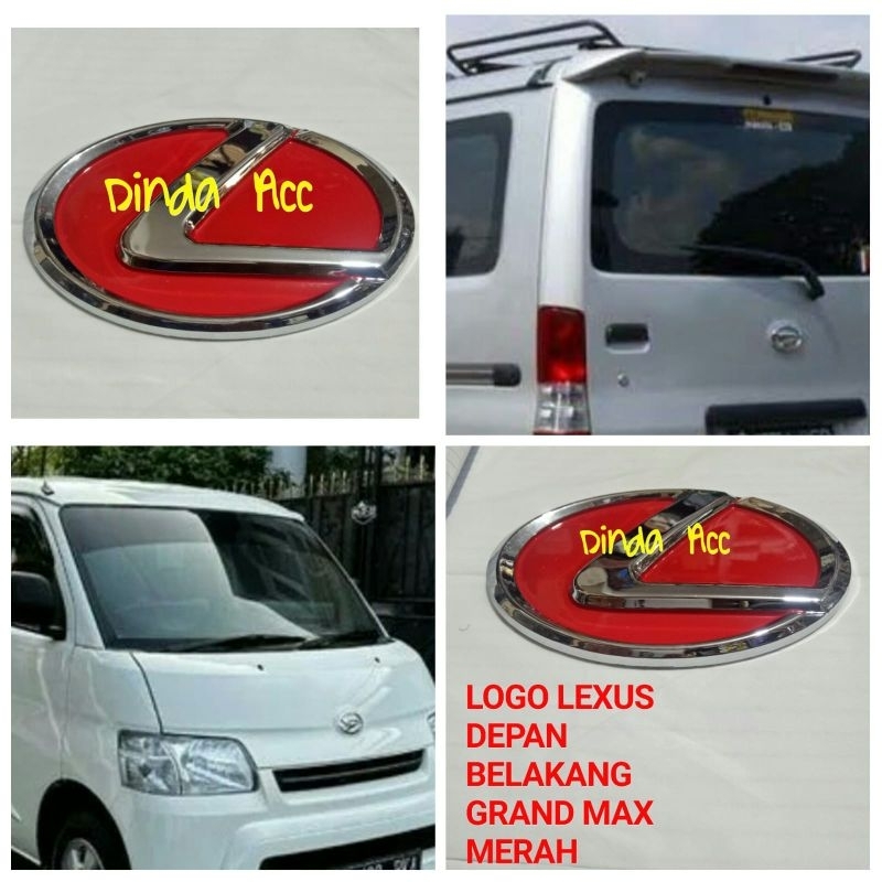Jual Logo Lexus Merah Depan Belakang Grand Max | Shopee Indonesia