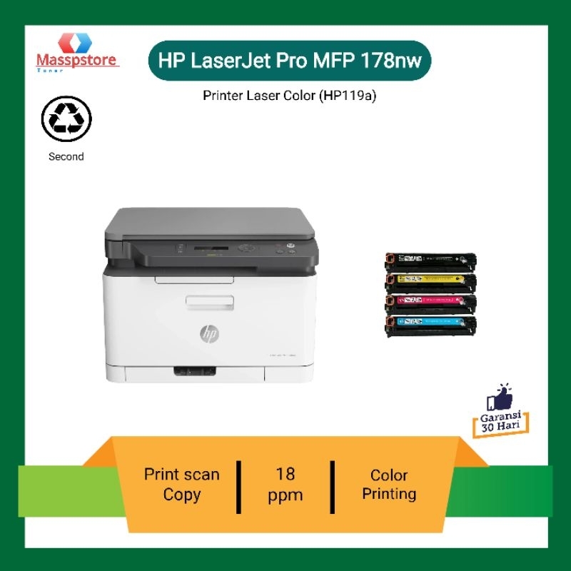 Jual Printer HP Color LaserJet MFP 178nw Printer Color Printer scan Printer Laser Printer werles ...