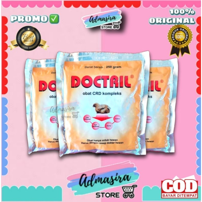 Jual DOCTRIL 250gram Medion OBAT CRD Kompleks unggas 250 gram | Shopee ...