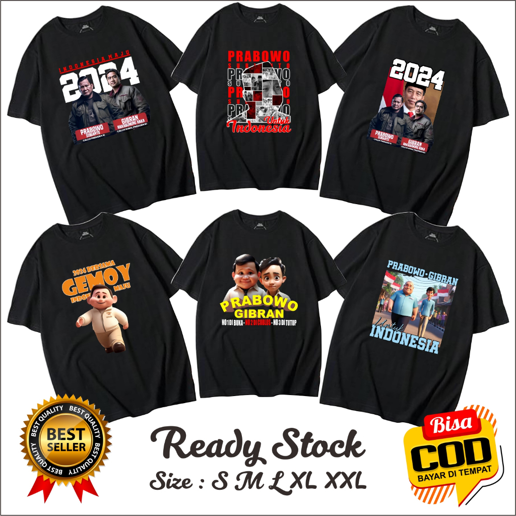 Jual kaos baju capres prabowo gibran bersama jokowi - kaos prabowo ... Jual kaos baju capres prabowo gibran bersama jokowi - kaos prabowo ...