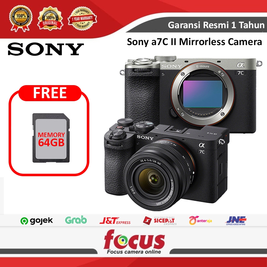 Jual Sony A7C II Body Only Mirrorless Camera Alpha A7CII A7 C Mark 2 ...