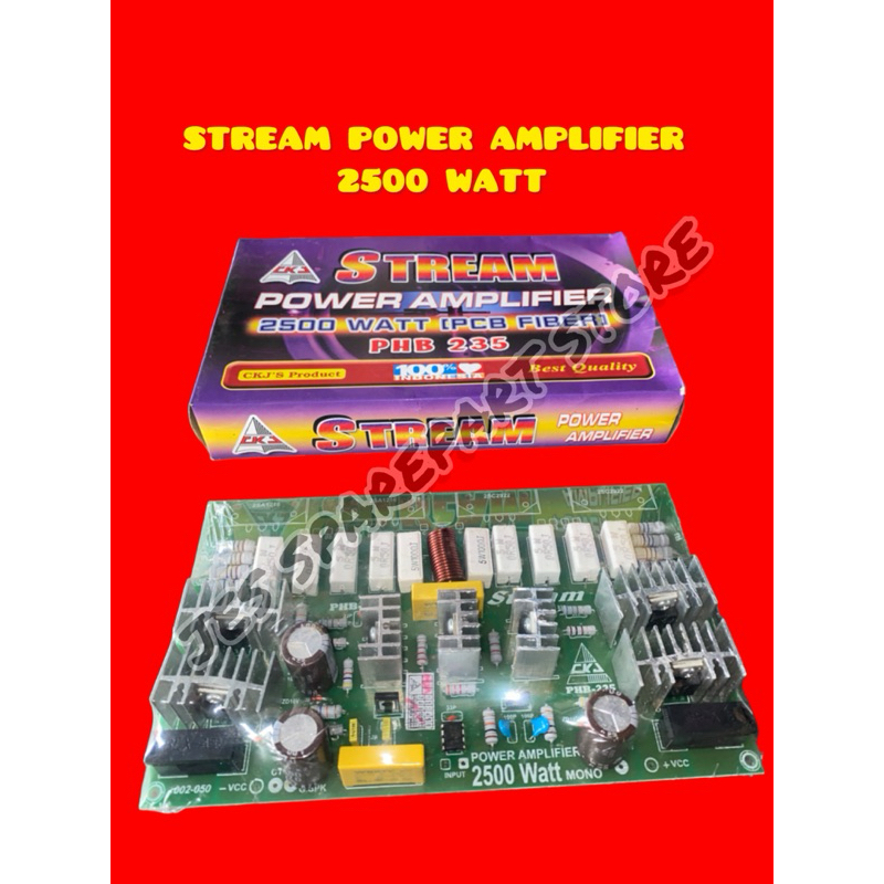 Jual STREAM POWER AMPLIFIER 2500 WATT | Shopee Indonesia