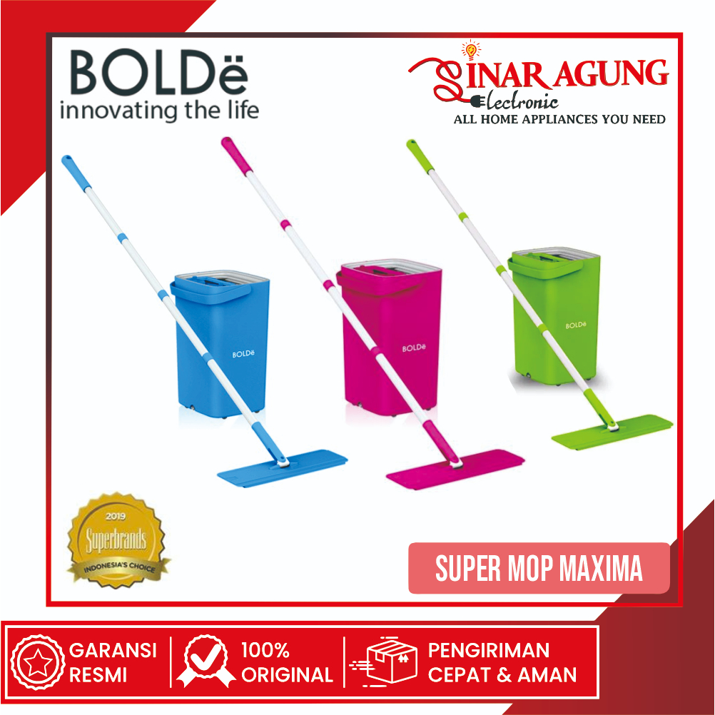 Jual [COD] ALAT PEL / BOLDE SUPER MOP MAXIMA (PEL OTOMATIS / PEL ...