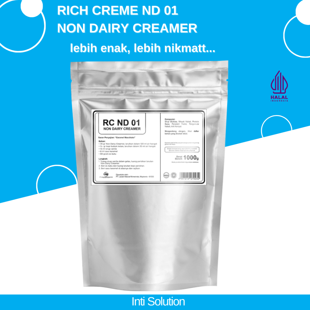 Jual RICH CREME ND 01 1KG NON DAIRY CREAMER | Shopee Indonesia