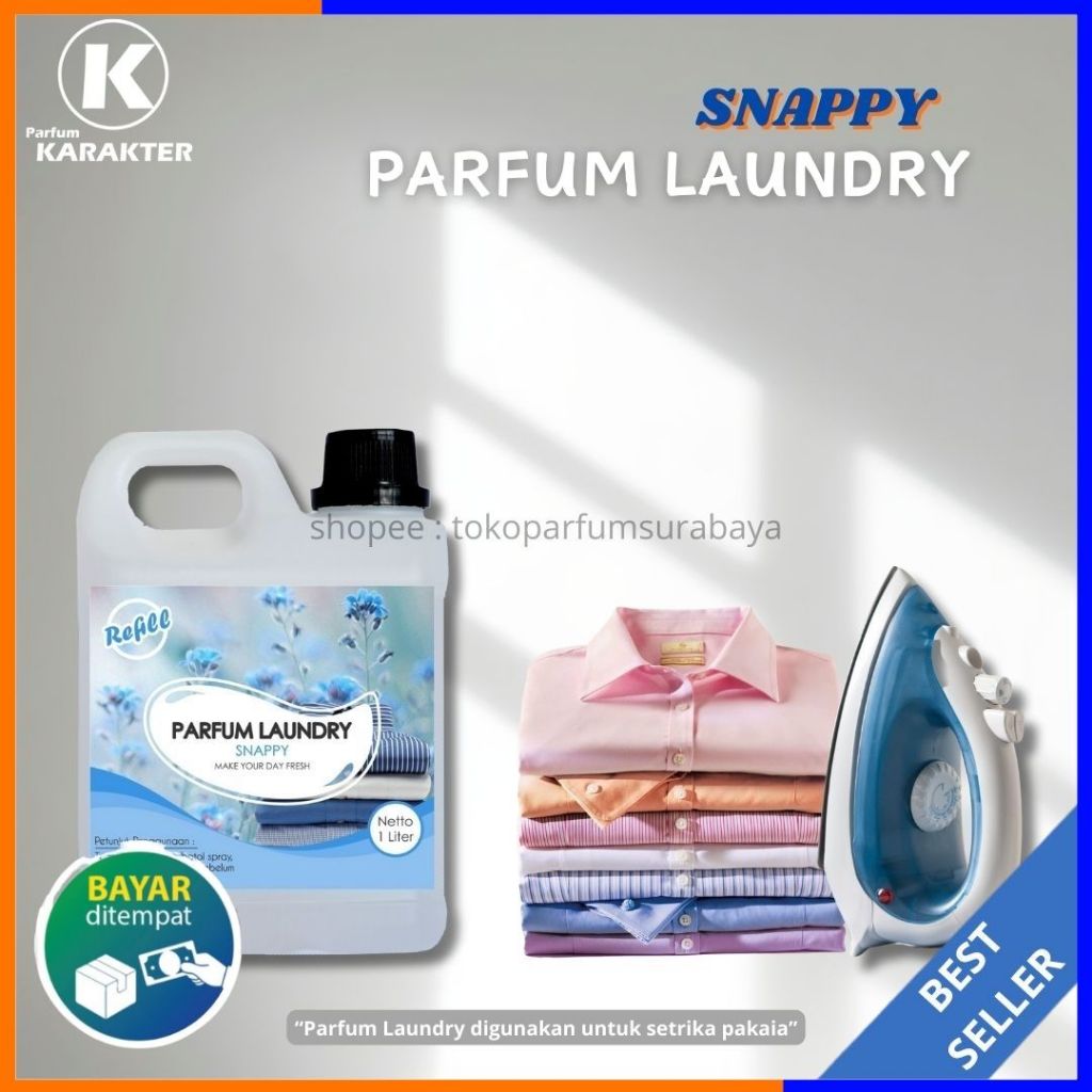 Jual Best Seller | Parfum Laundry SNAPPY Grade A Harum Wangi Segar ...