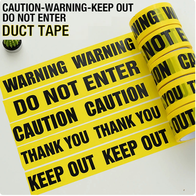 Jual Lakban Stiker Label Sticker Keep Out Caution Warning Do Not Enter ...