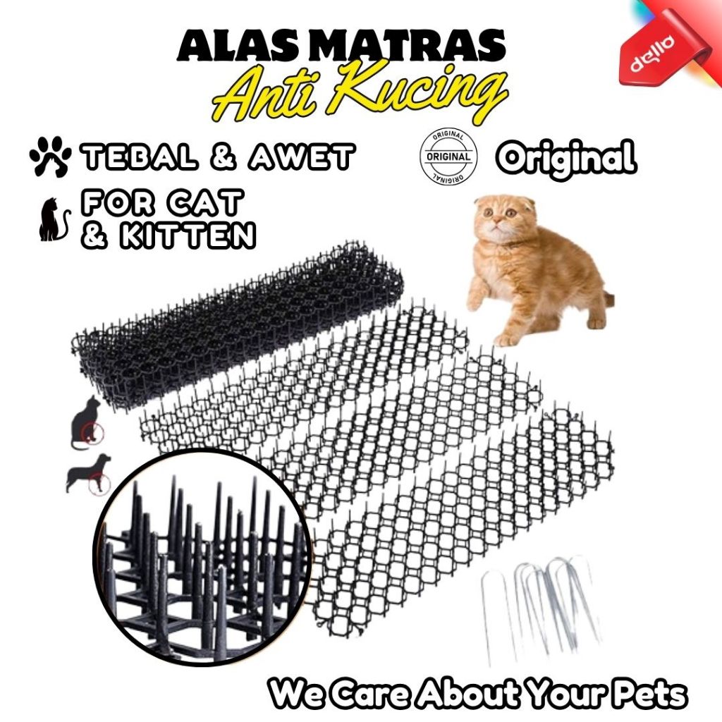 Jual Anti-Cat Mat Cat Repelling Net Plastic Pet Anti-Cat Thorn Mat ...