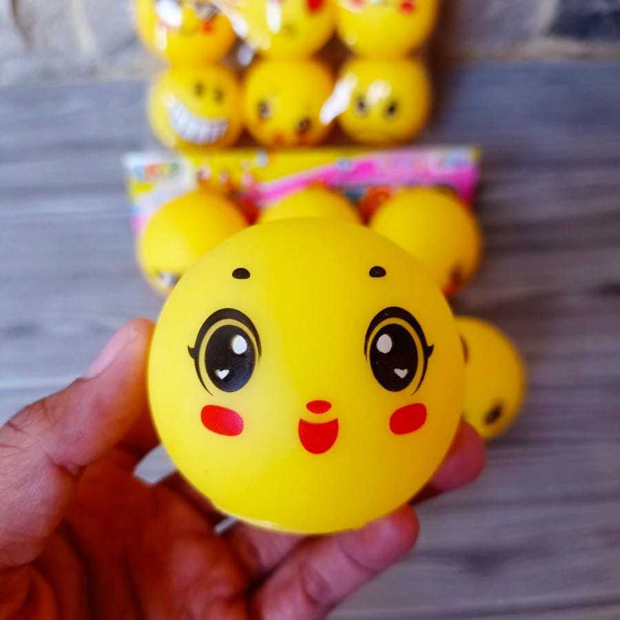 Jual (MLTSTR) Mainan Pencet Emoji Emoticon Smiley Bahan Vinyl Mainan ...