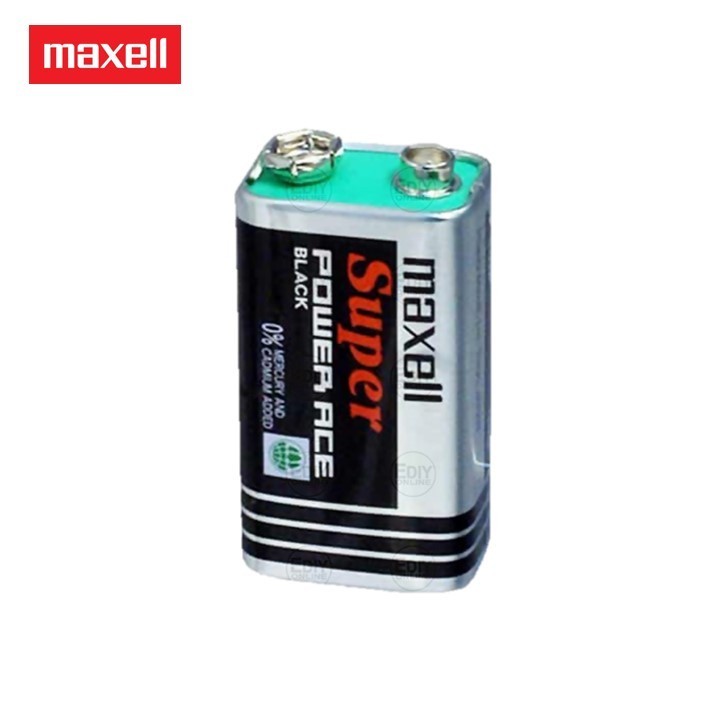 Jual Baterai Kotak 9V Maxell Original Battery Super Power Ace | Shopee ...
