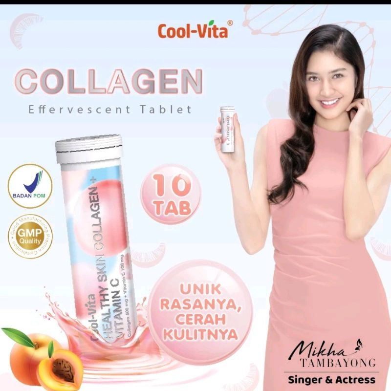 Jual Cool-Vita Beauty Collagen Healthy Skin Effervescent Rasa Peach ... Jual Cool-Vita Beauty Collagen Healthy Skin Effervescent Rasa Peach ...
