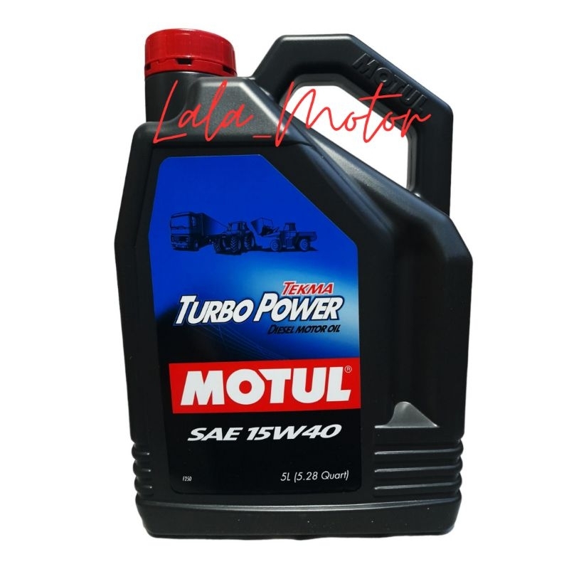 Jual Oli Mobil Diesel Motul Tekma Turbo Power 15W40 5L | Shopee Indonesia