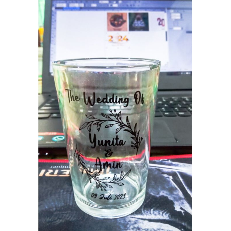 Jual Souvenir Gelas Kaca Sablon Gelas Kaca Souvenir Gelas Sablon ...