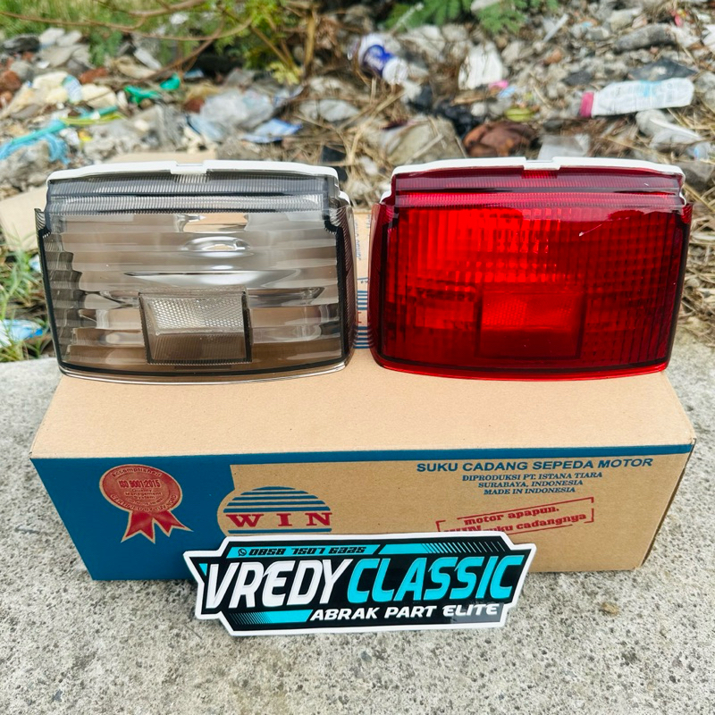 Jual STOPLAMP stoplamp GL PRO MAX NEWTECH PLATINA SMOKE N MERAH lampu ...