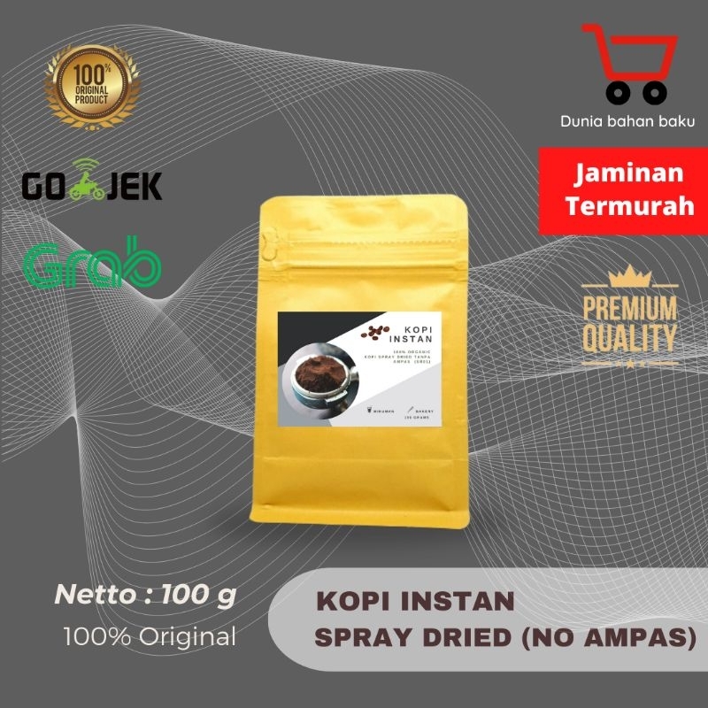 Jual TESTER INSTANT COFFEE / Bubuk Kopi Spray Dried Tanpa AMPAS (SR01 ...