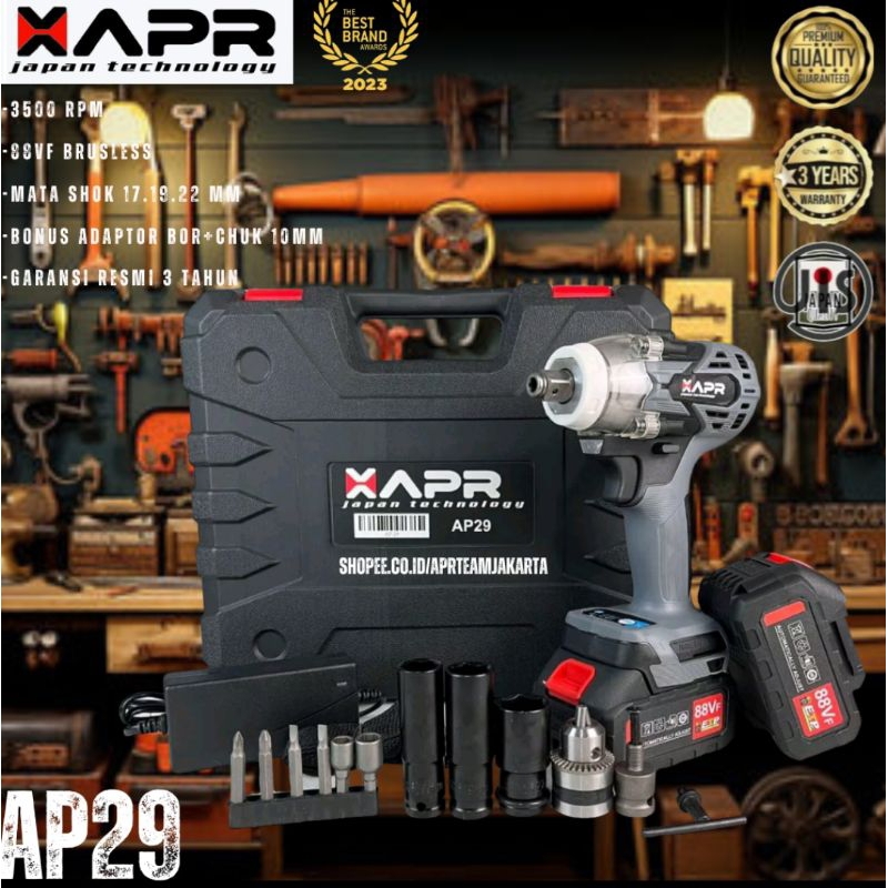Jual Mesin bor baterai impact APR JAPAN AP29 FACELIFT Bor elektrik 2 ...