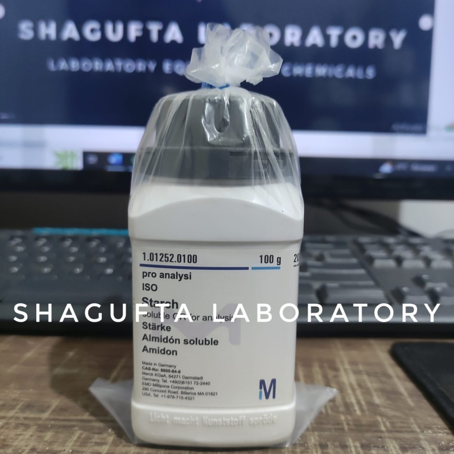 Jual STARCH Soluble for Analysis 50 GRAM MERCK 101252 /Amylum / Amilum ...