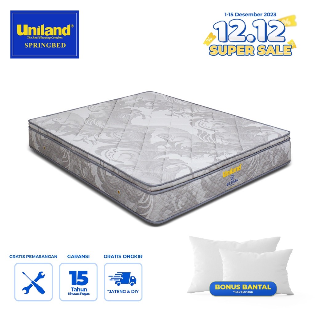 Jual Uniland Springbed Ultima Pillowtop Mattress - Hanya Kasur Spring ...