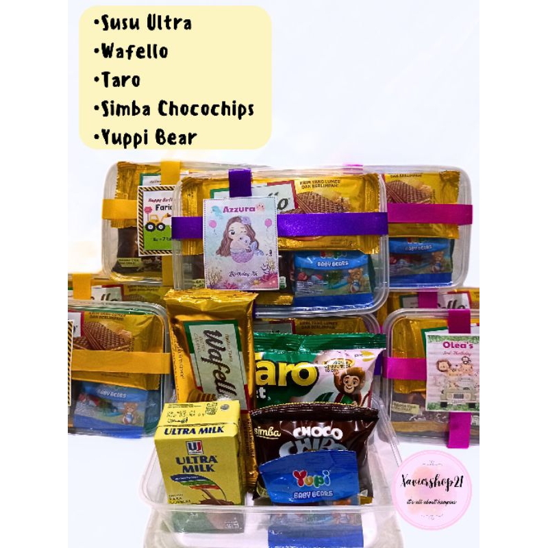 Jual Hampers Box / Hampers Ultah / Paket Ultah Box (Free Sticker ...