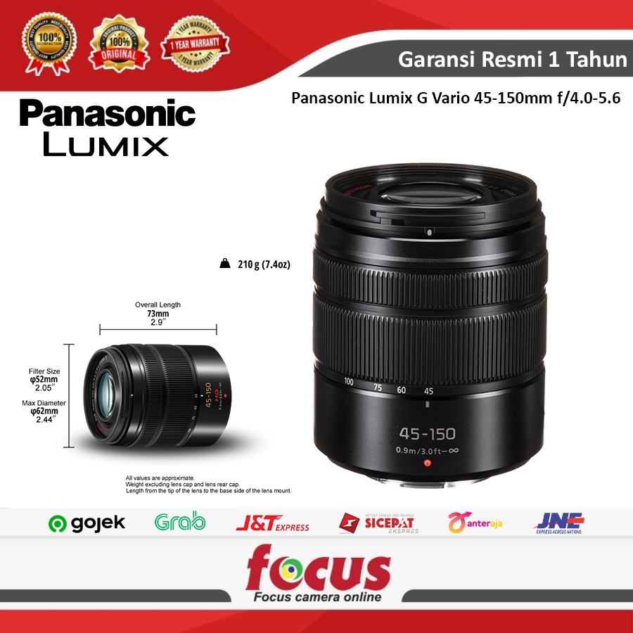 Jual Lensa Panasonic Lumix G Vario 45-150mm f/4.0-5.6 ASPH | Shopee ...