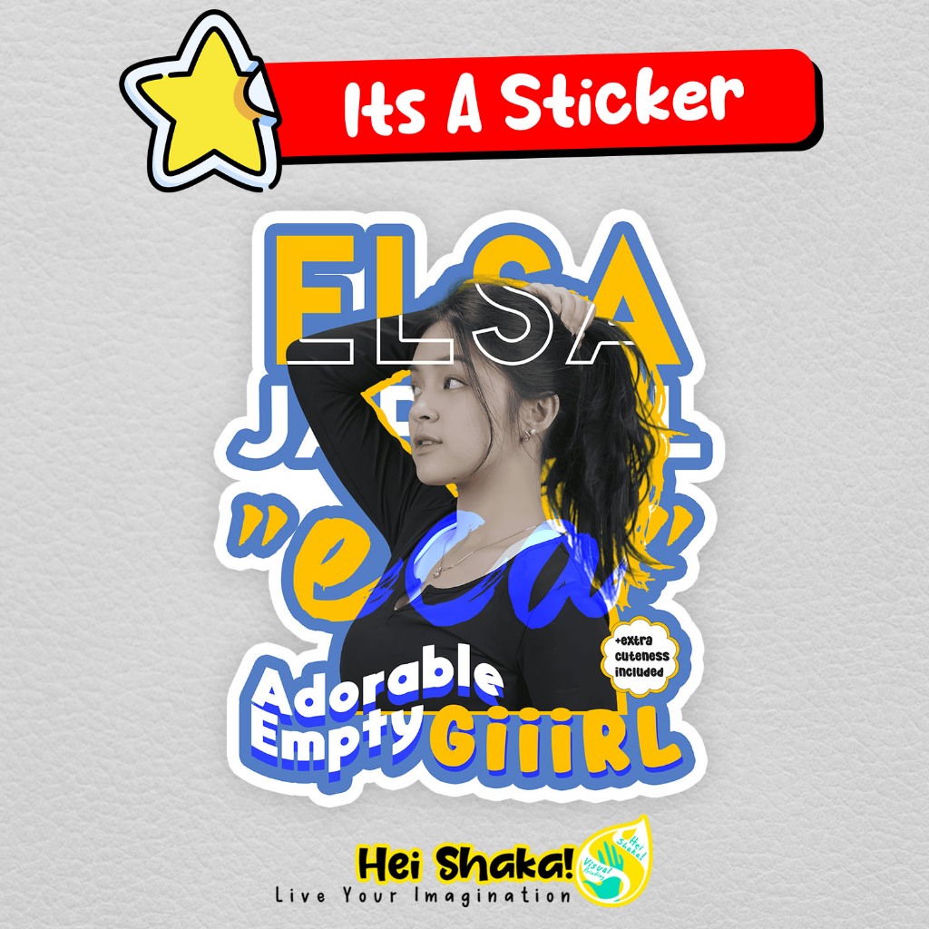 Jual Stiker ECA AURA Elsa Japasal Sticker BA Esport Bahan Vinyl Anti ...