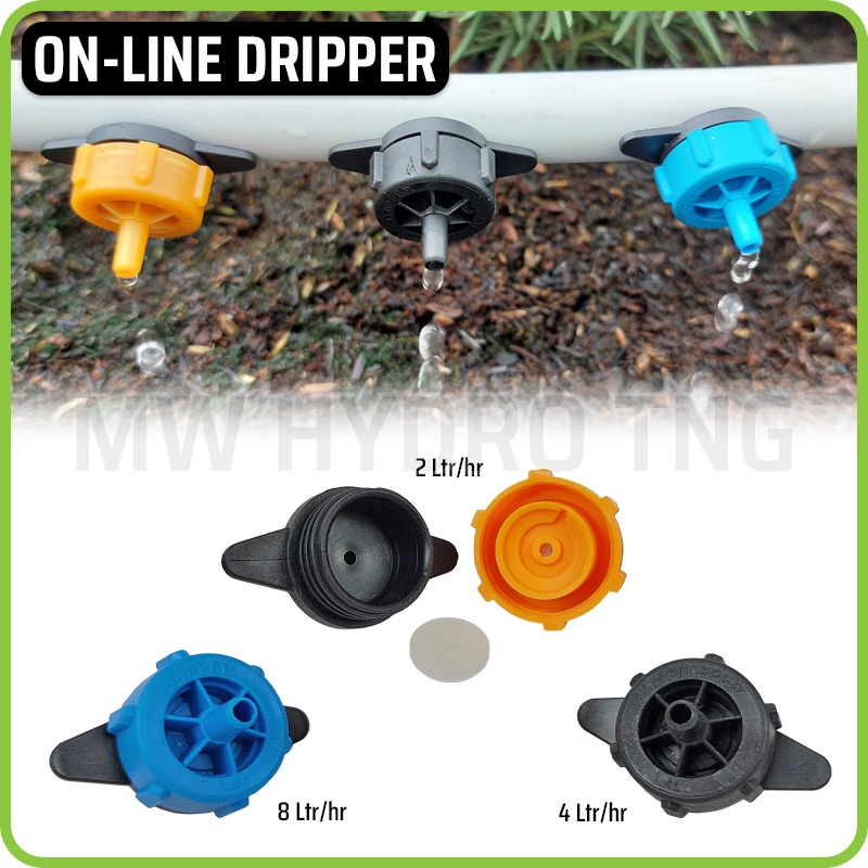 Jual Irigasi Tetes, On-Line Dripper / Drip Emitter, Pressure Compensate ...