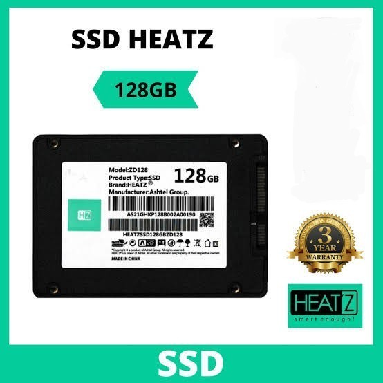 Jual SSD HEATZ 128GB 256GB 512GB SATA III 2.5" 6GB/S ORIGINAL RESMI ...
